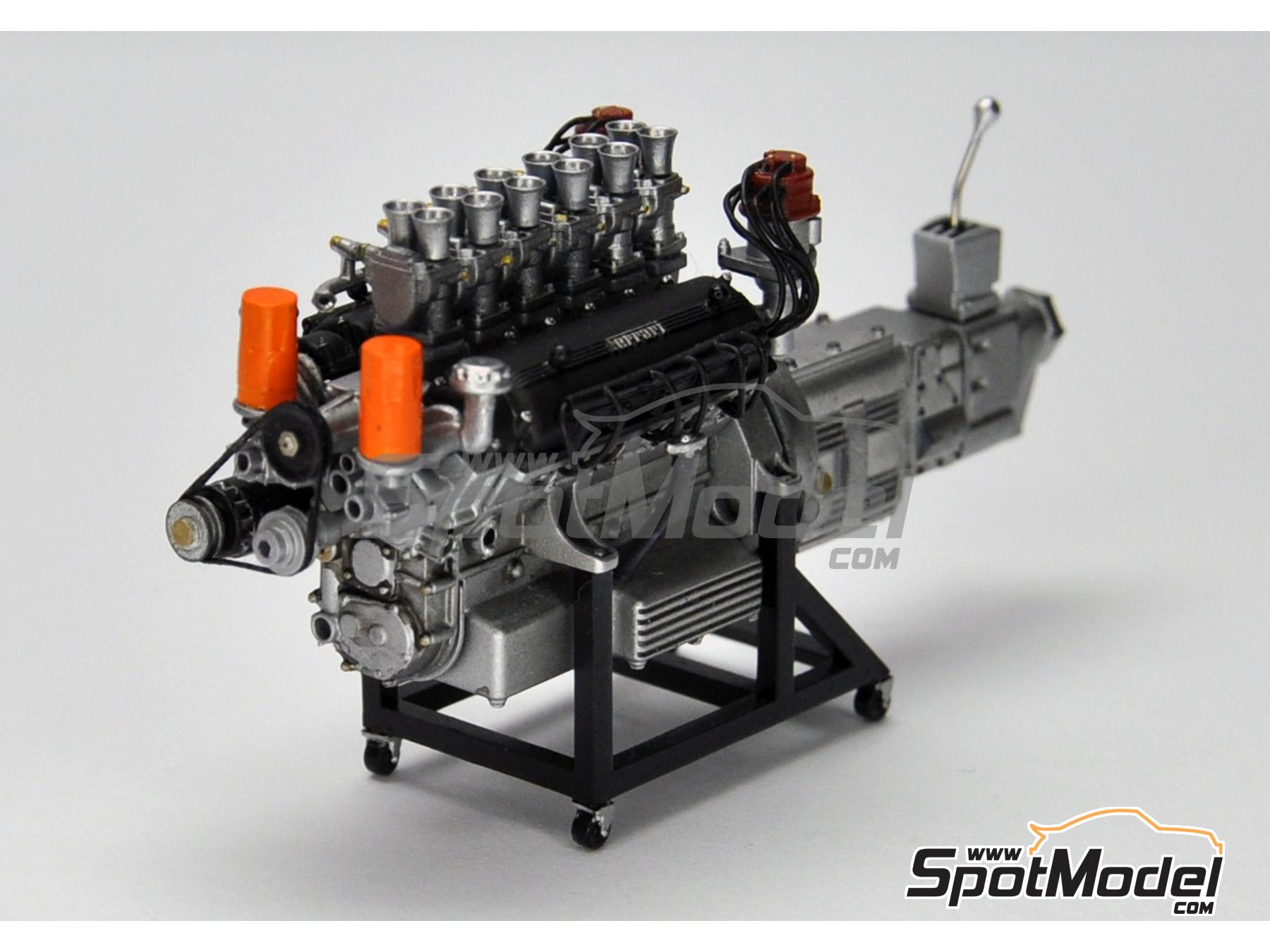 D.A.B. Models DAB24-046: Engine 1/24 scale - Ferrari Colombo V12 3.3L (ref. DAB24-046) | SpotModel